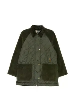 Barbour Barden Quilted Jacket With Teddy Texture