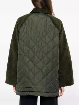 Barbour Barden Quilted Jacket With Teddy Texture