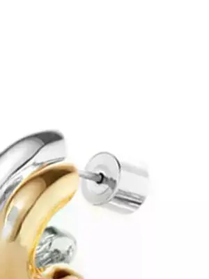 Jenny Bird Two Tone Curved Earrings