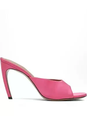 Attico Betta Heeled Mules - Pink