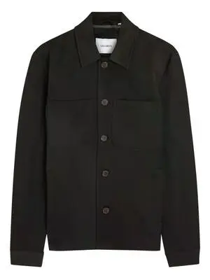 LES DEUX Button Patch-pocket Jacket - Black