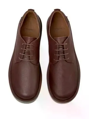Camper Wagon Leather Derby Shoes - Brown