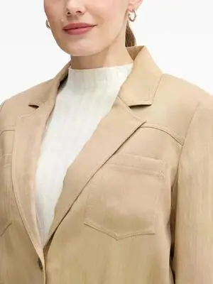 Dkny Notched Lapel Jacket