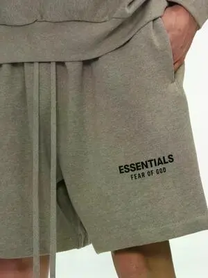 Fear Of God Drawstring Track Shorts - Grey
