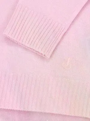 JIL SANDER Logo-embroidered Crew-neck Sweater - Pink