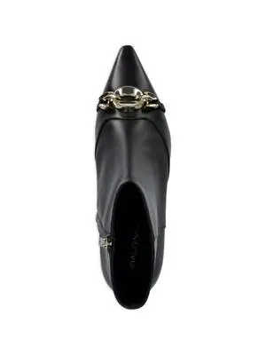 BALDININI Chain-detail Pointed Ankle Boots