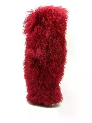 Paris Texas Fur Knee-high Boots
