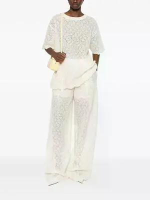 Ermanno Scervino Scalloped Trousers