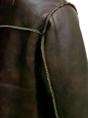 HOSS INTROPIA Buttoned Shearling Jacket