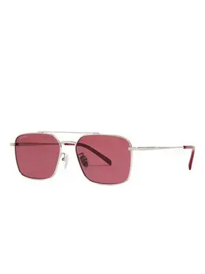 Gucci Square-frame Sunglasses - Silver