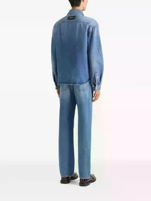 Givenchy Pocket Denim Shirt - Blue