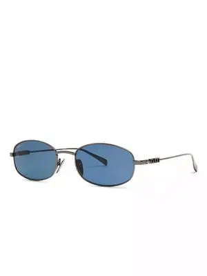 Gucci Oval-frame Sunglasses - Silver
