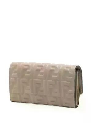 Fendi Baguette Continental Ff-embossed Mini Bag
