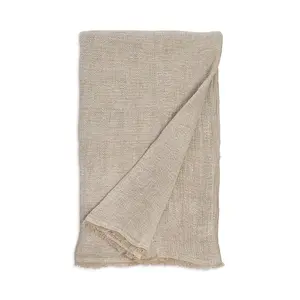 POM POM AT HOME River Oversized Linen Throw Blanket - Natural