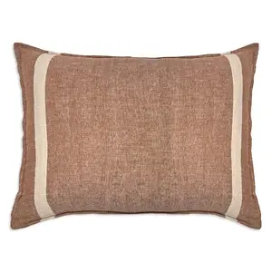 POM POM AT HOME Rory Linen Big Pillow, 28 X 36 - Terracotta/flax
