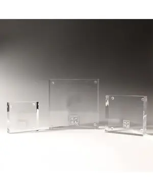LIULI K9 Crystal Sculpture Base - Clear