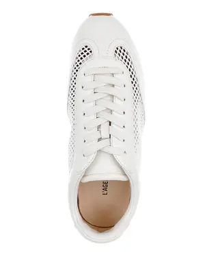 L'Agence Jarah Sneakers - White Leather