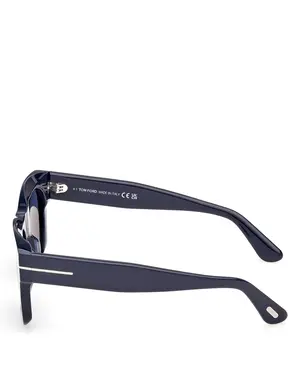 TOM FORD Emma Square Sunglasses, 51mm - Blue/blue
