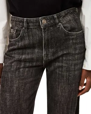 Ba&sh Fadou Mid-rise Flare Jeans - Blackstone