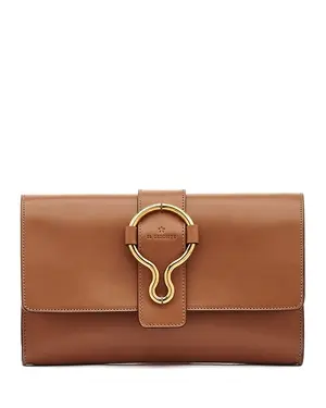 Il Bisonte Consuelo Clutch - Chocolate