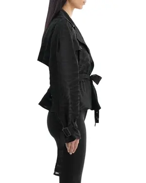 LAMARQUE Oversized Belted Jacket
