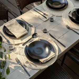 FORTESSA Heirloom 16-piece Dinnerware Set - Charcoal