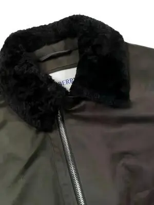 Burberry Textured-collar Bomber Jacket