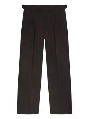 Manière De Voir Pierre Textured Pleated Trousers