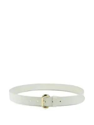GAVAZZENI Jane Buckle Belt - White