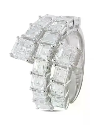 LB EXCLUSIVE Diamond And White Gold Ring - Silver