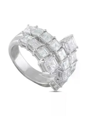 LB EXCLUSIVE Diamond And White Gold Ring