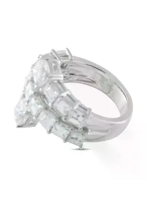 LB EXCLUSIVE Diamond And White Gold Ring