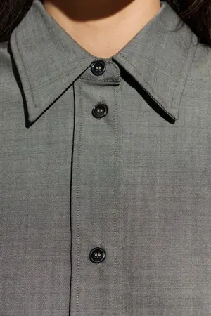 Studio Nicholson Rouen' Wool Shirt - Grey