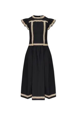 Ulla Johnson Flared Silhouette Dress With Ruffle Details