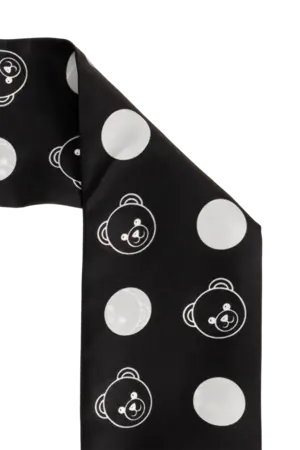 Moschino Silk Scarf - Black
