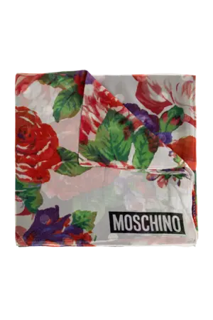 Moschino Floral Motif Scarf - Multicolour