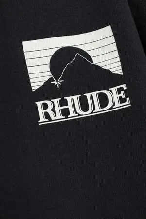 Rhude T-shirt With Logo - Black