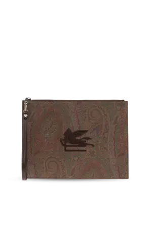 Etro Patch Handbag - Brown