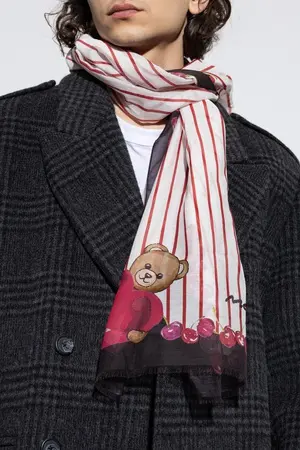 Moschino Scarf With Print - Multicolour