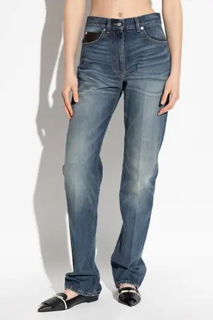 FERRAGAMO Straight-leg High-rise Jeans