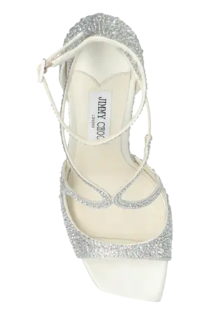 JIMMY CHOO Azia’ Heeled Sandals - Silver