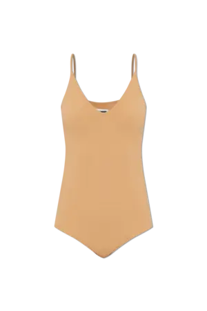 JIL SANDER V-neck Camisole Bodysuit - Beige