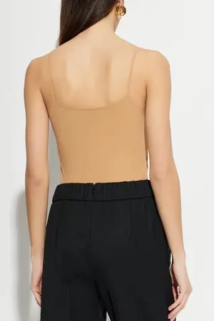 JIL SANDER V-neck Camisole Bodysuit - Beige