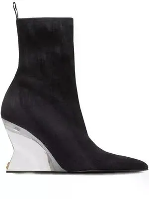 Balmain Pointed-toe Ankle Boots