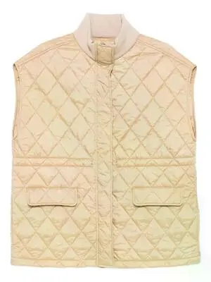 Fabiana Filippi Quilted Gilet - Neutrals