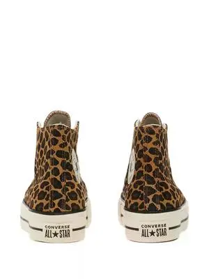 CONVERSE Chuck Taylor All Star Lift Leopard-print Sneakers