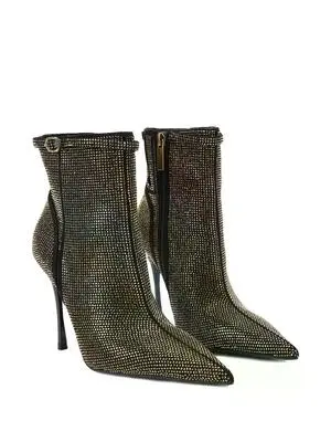 Kurt Geiger Embellished Heeled Boots - Black