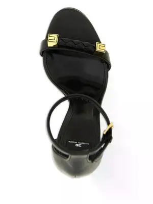 Elisabetta Franchi Woven Logo Sandals