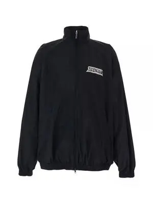 Balenciaga Zip Up Coat - Black