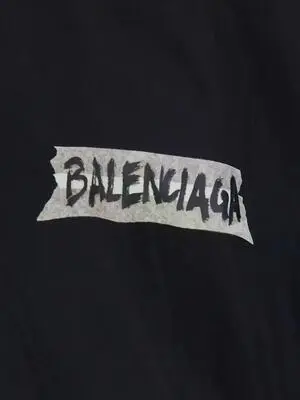 Balenciaga Zip Up Coat - Black